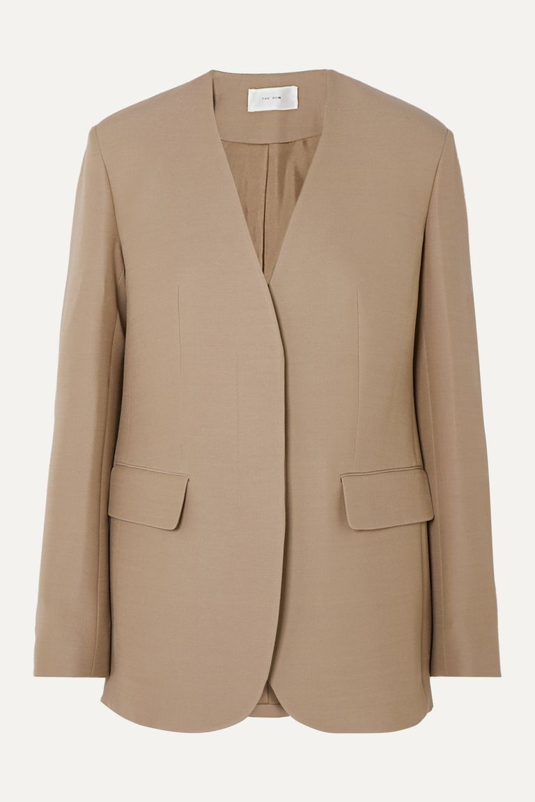 Blazers Without Lapels Are the Season's Biggest Trend | Who What Wear