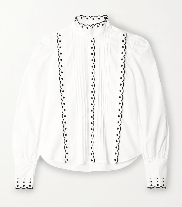 The Best Princess Diana–Inspired Pie-Crust-Collar Blouses | Who What Wear