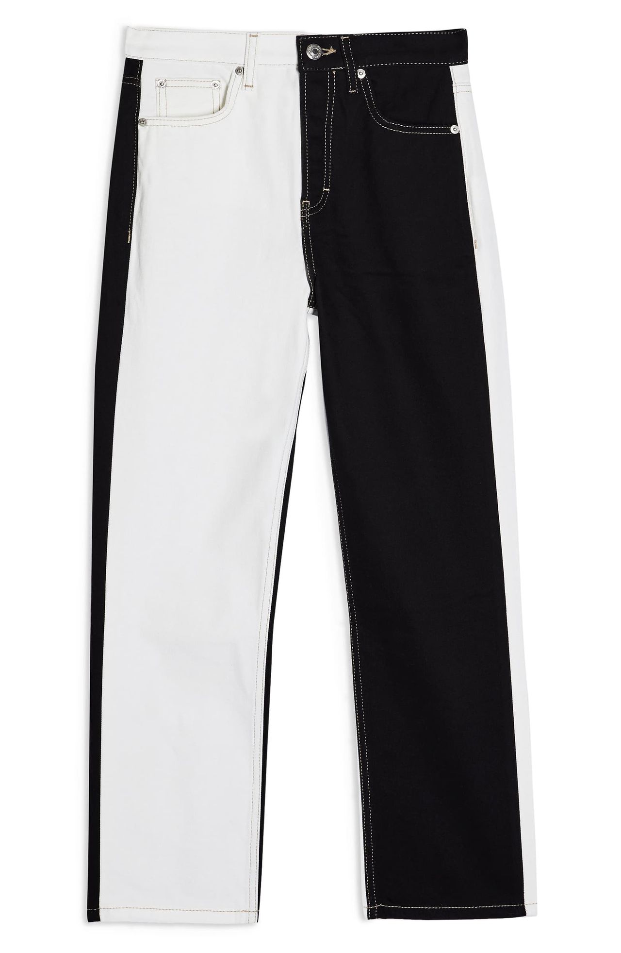 The Tricky Two-Tone Denim Trend That the Fashion Crowd Loves | Who What ...