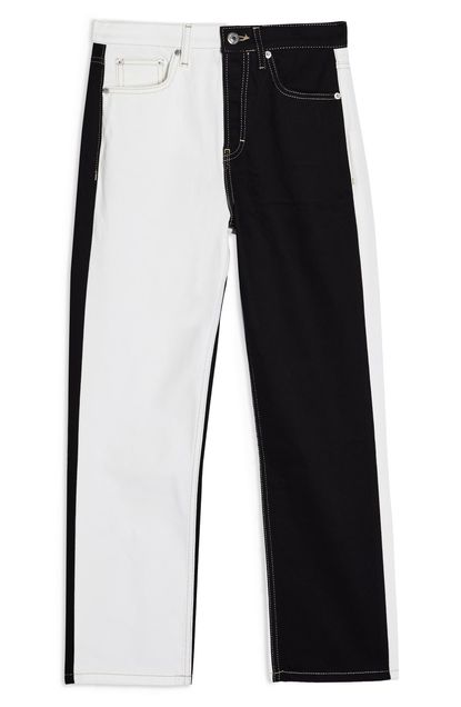 The Tricky Two-Tone Denim Trend That the Fashion Crowd Loves | Who What ...