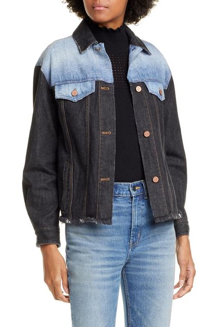 The Tricky Two-Tone Denim Trend That the Fashion Crowd Loves | Who What ...