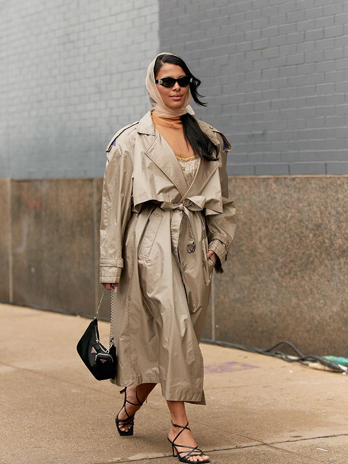 The Babushka Scarf Is the Hair Accessory Fashion Girls Love | Who What Wear