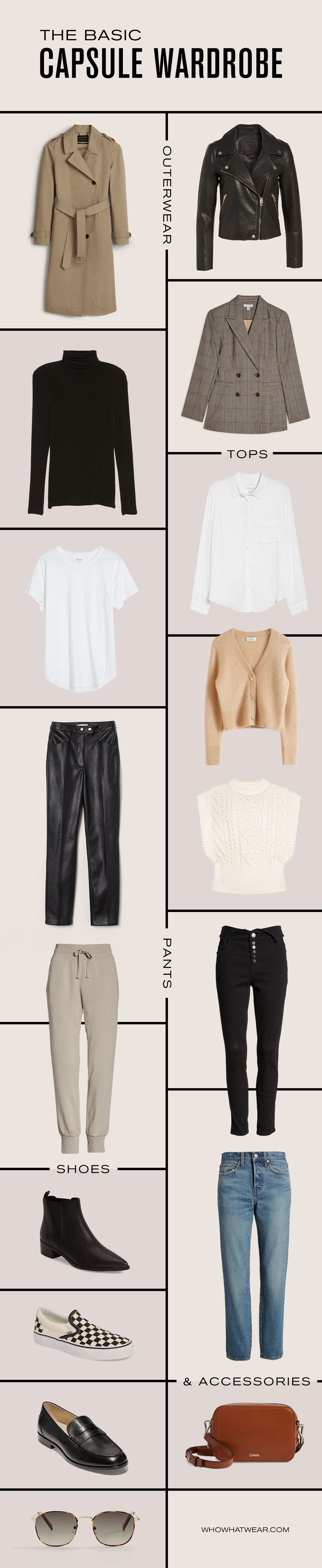 How to Build a Basic Capsule Wardrobe | Who What Wear