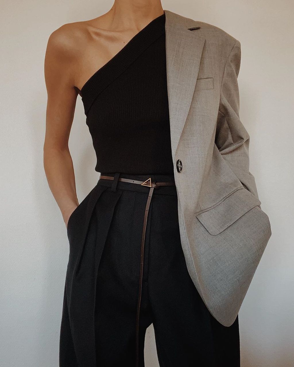 6 Stylish Outfits Featuring the Best One-Shoulder Tops | Who What Wear