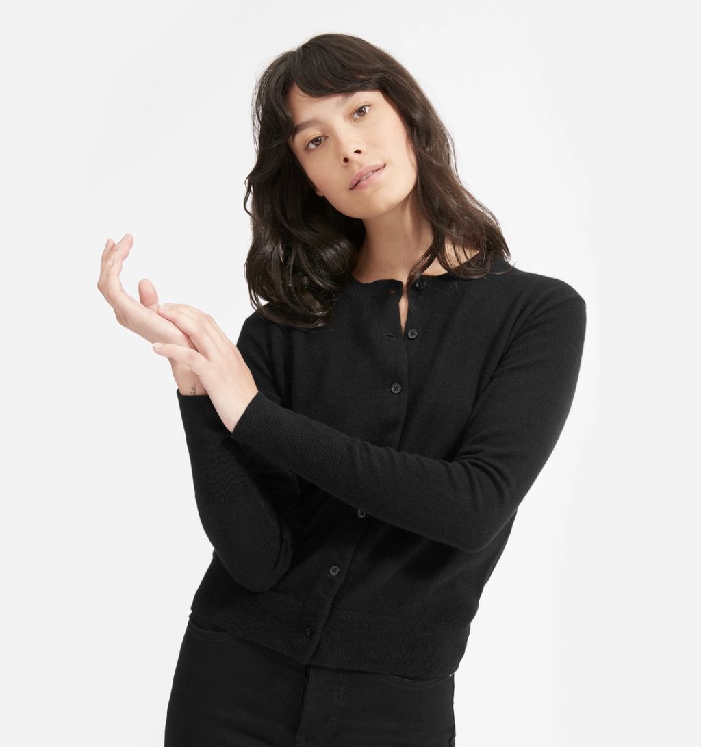 11 Black Cardigan Outfits That Are So Easy to Throw Together | Who What ...