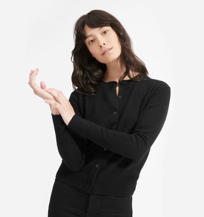 11 Black Cardigan Outfits That Are So Easy to Throw Together | Who What ...