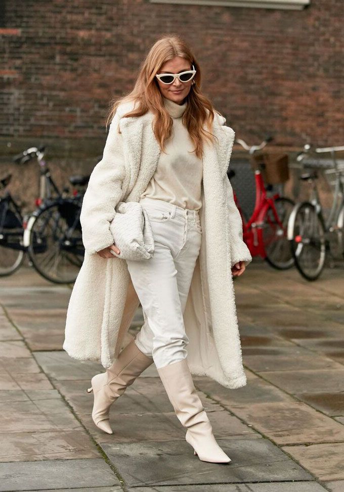 9 Off-White Outfits That Capture 2020's Biggest Color Trend | Who What Wear