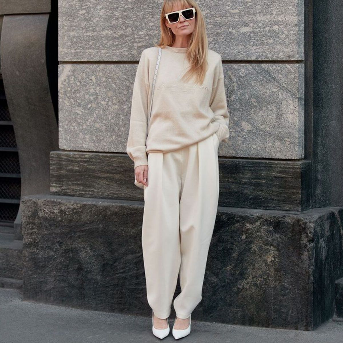 9 Off-White Outfits That Capture 2020's Biggest Color Trend | Who What Wear