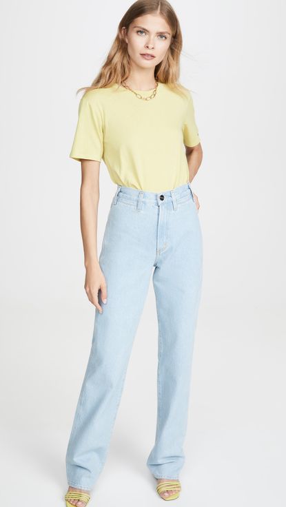 5 Chic Outfits With Relaxed Straight-Leg Jeans | Who What Wear