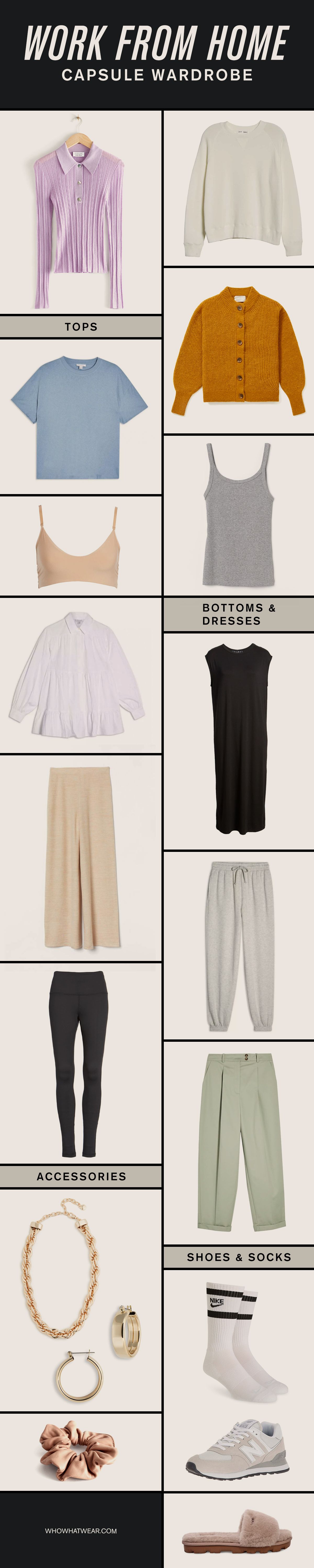 The Ultimate Work-From-Home Capsule Wardrobe | Who What Wear
