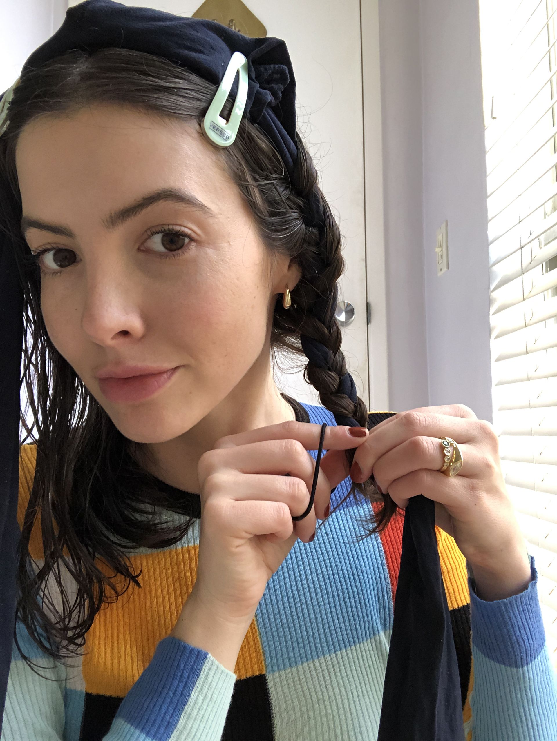 A No-Heat Hair Tutorial for Soft Curls Overnight | Who What Wear