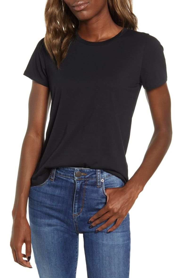 The 5 Best Black T-Shirts for Women That Go With Everything | Who What Wear