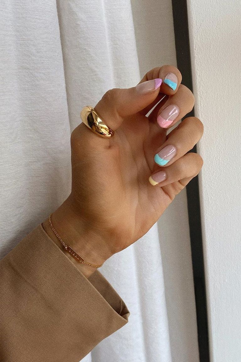 11 Different Nail Colors for a Mismatched Manicure | Who What Wear