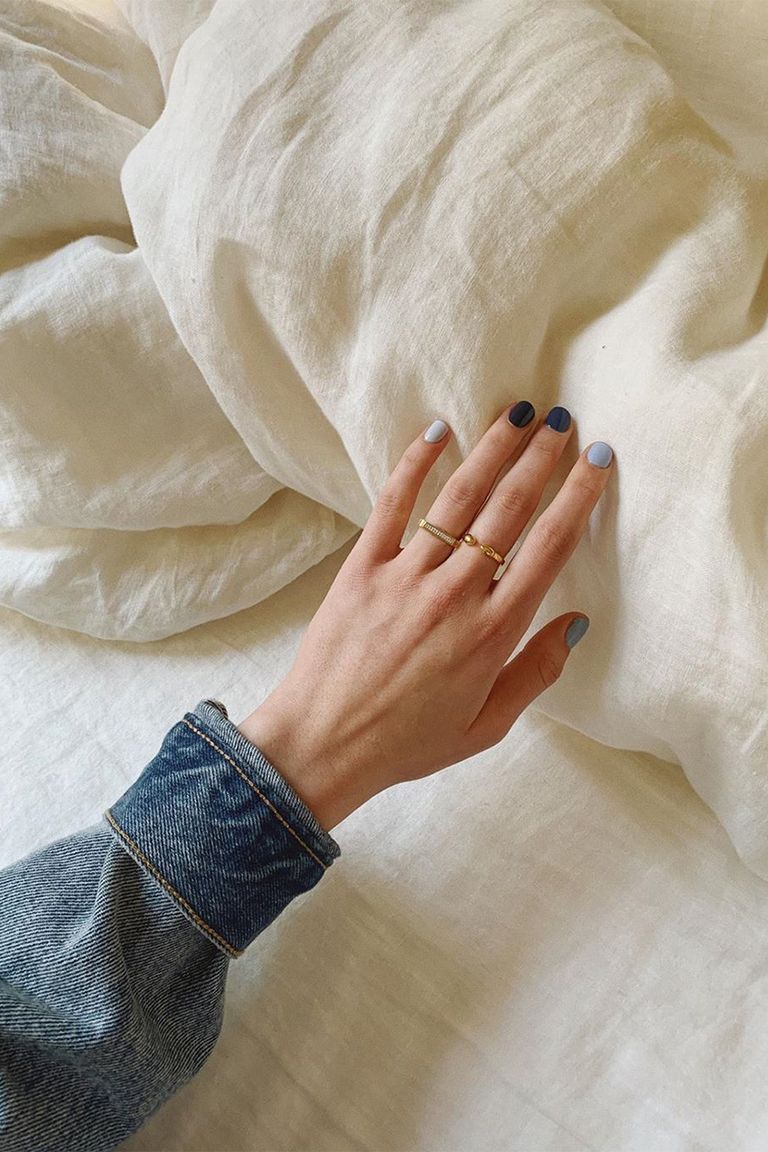 11 Different Nail Colors for a Mismatched Manicure | Who What Wear