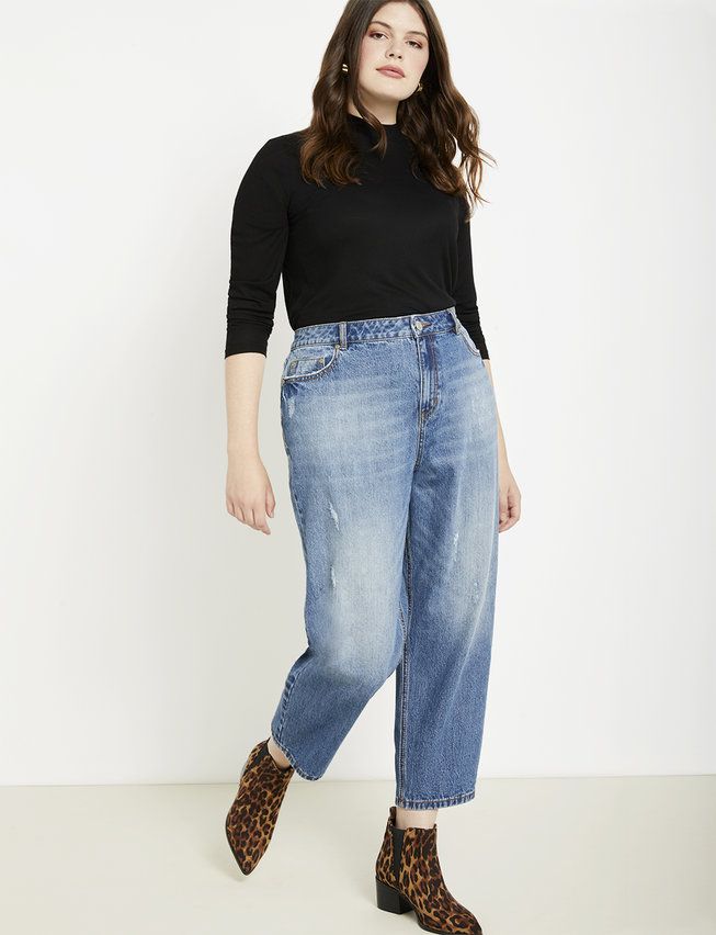 6 Straight-Leg Jean Outfits That Are So Chic | Who What Wear