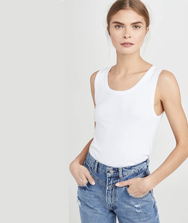 The 21 Best White Tank Tops on Amazon | Who What Wear