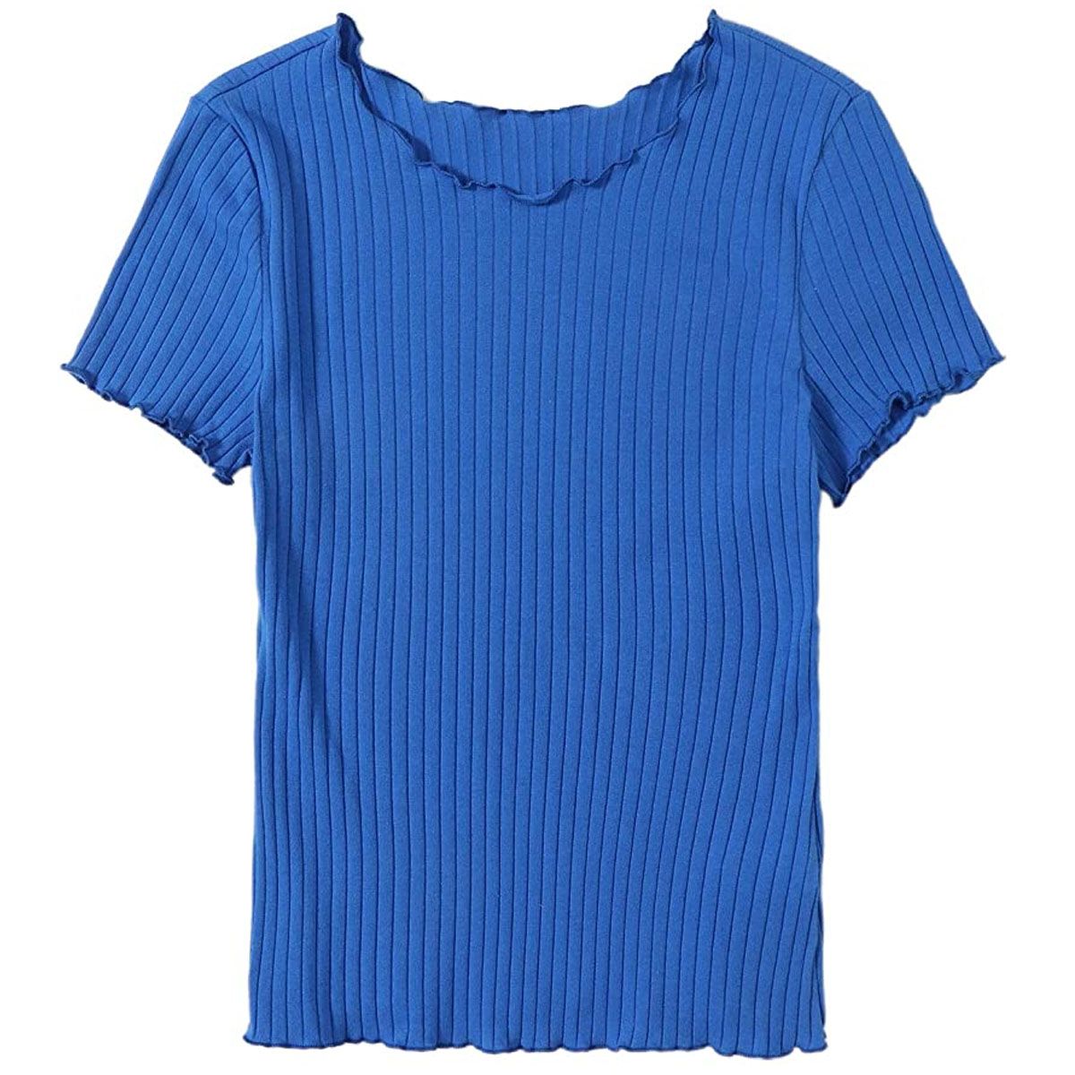 The 18 Best Ribbed Tees on Amazon That Only Look Expensive | Who What Wear