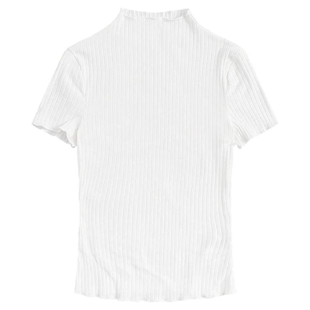 The 18 Best Ribbed Tees on Amazon That Only Look Expensive | Who What Wear