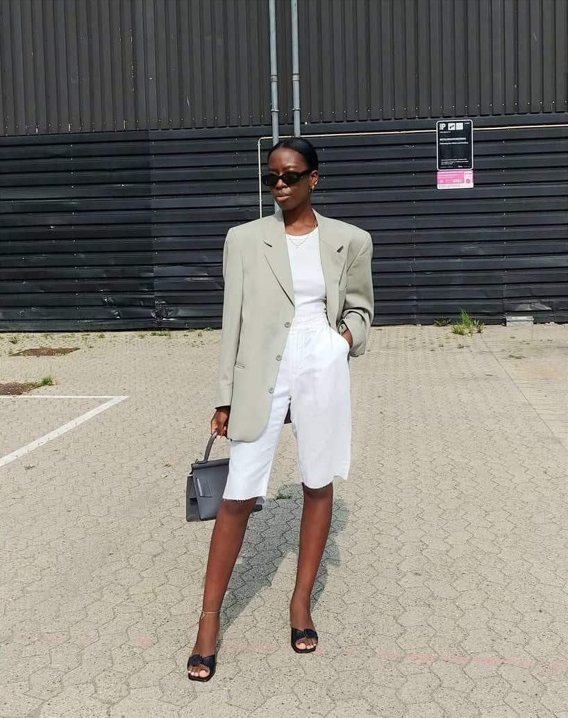 20 Perfect White-Shorts Outfit Ideas | Who What Wear