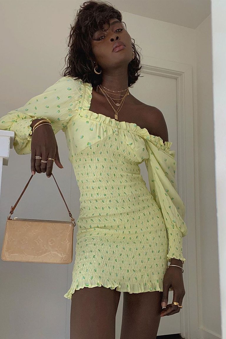 22 Shirred Dresses That We'll Be Wearing All Season | Who What Wear