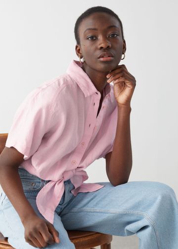 The 6 Best Tie-Front Shirts and How to Style Them | Who What Wear