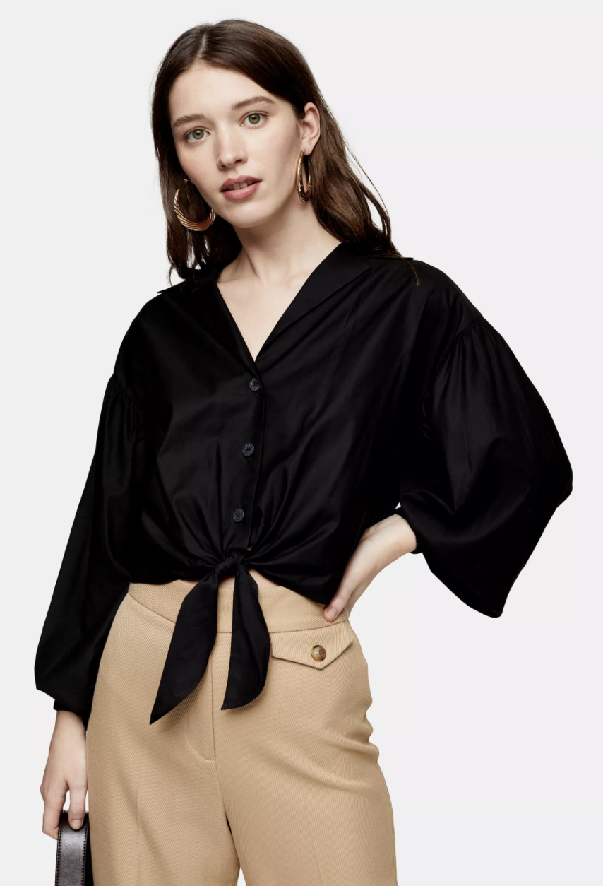 The 6 Best Tie-Front Shirts and How to Style Them | Who What Wear