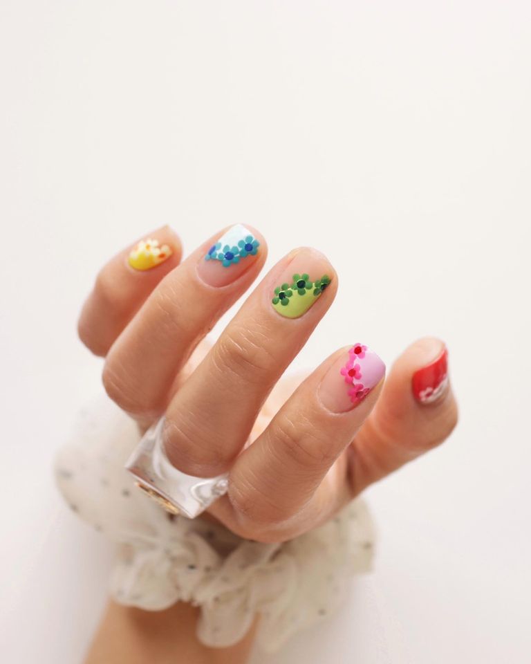 59 Rainbow Nail Ideas and Trends That Make for a Joyful Manicure | Who ...