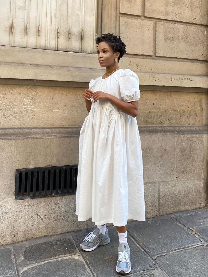 6 Dress With Trainers Outfit That Are Perfect for Summer | Who What Wear