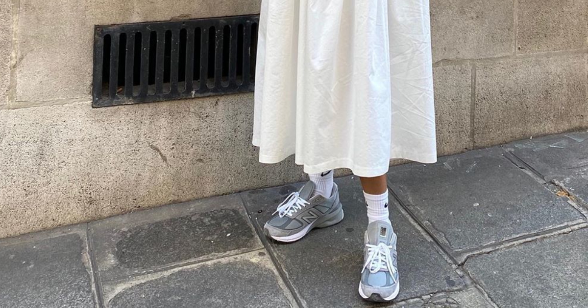 6 Dress With Trainers Outfit That Are Perfect for Summer | Who What Wear