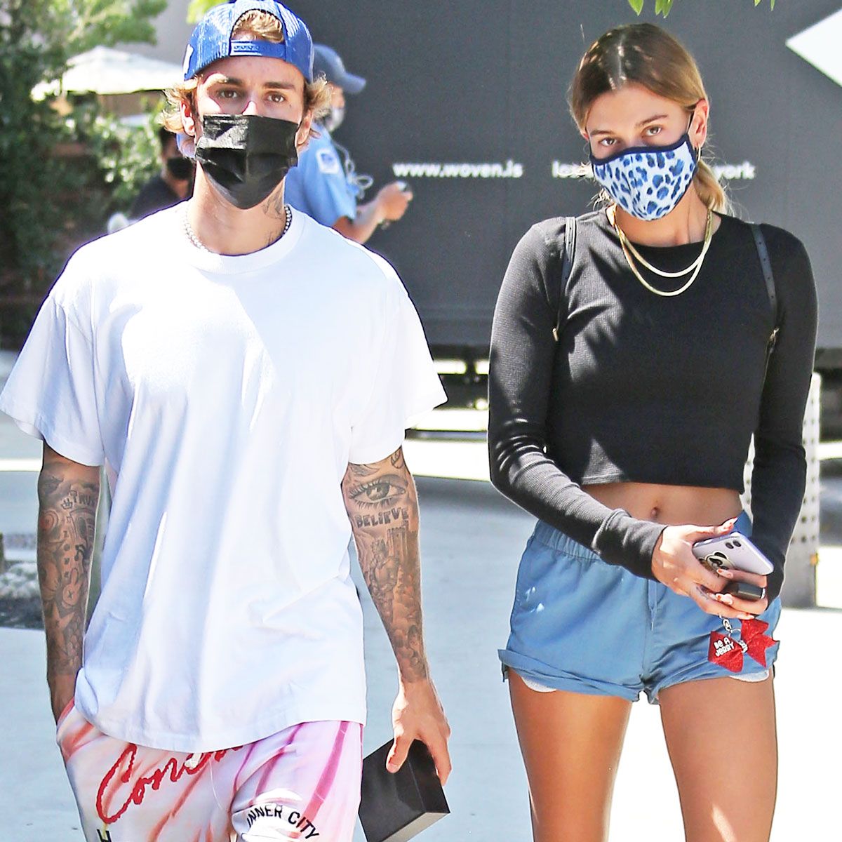Hailey Bieber's Cute Leopard Face Mask Is in Stock | Who What Wear