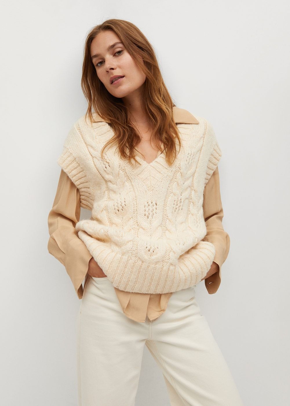 The Knit Vest Trend That's Taking Over This Fall | Who What Wear