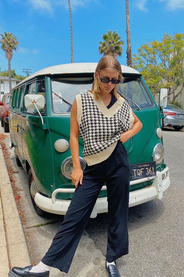 The Knit Vest Trend That's Taking Over This Fall | Who What Wear