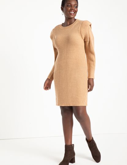 The 19 Best Beige Knit Dresses That Are So Chic | Who What Wear
