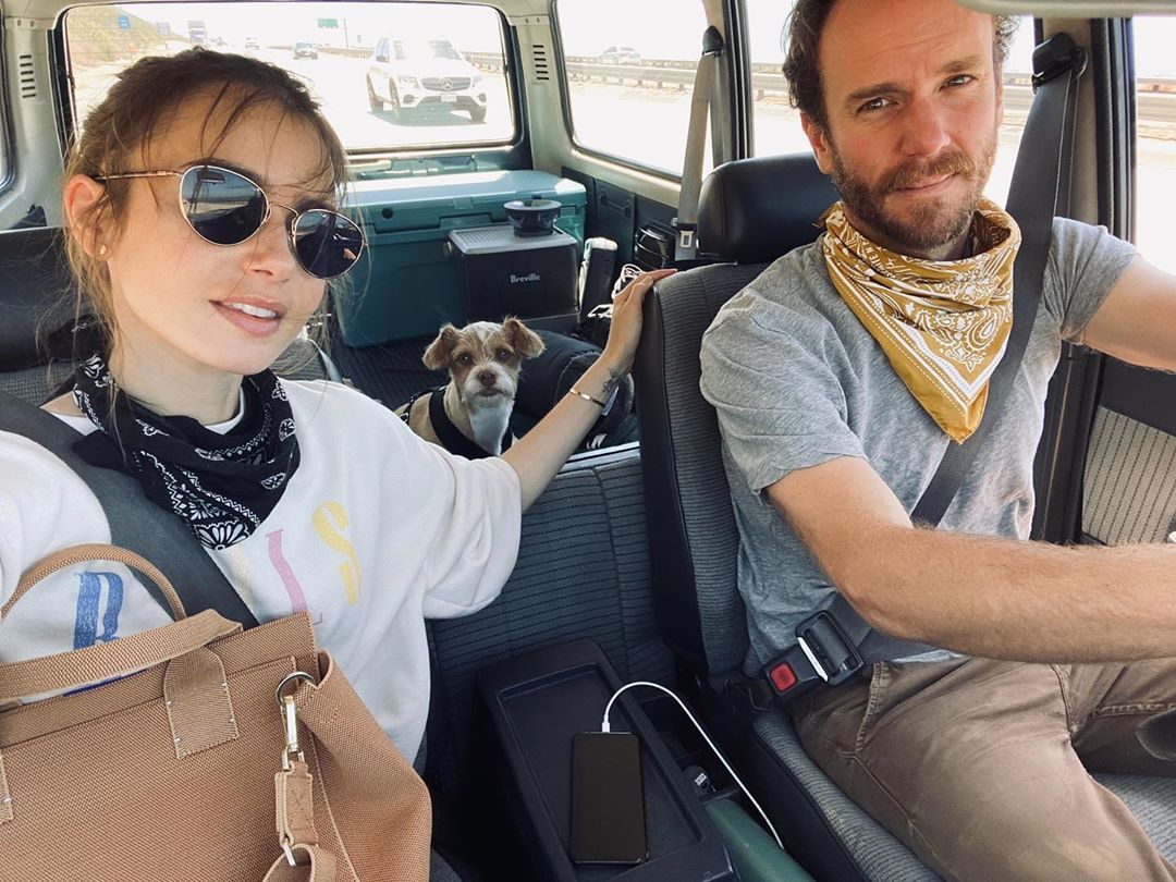 We Love Lily Collins' Unique Engagement Ring | Who What Wear