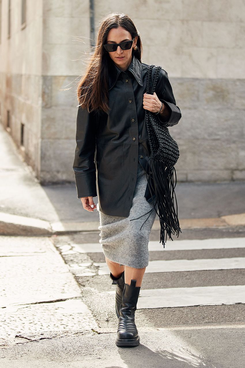 10 Chic Pieces of Leather Clothing That Are So Affordable | Who What Wear