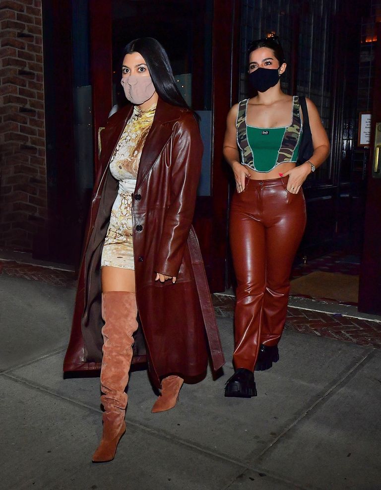 5 Kourtney Kardashian and Addison Rae Matching Outfits in NY | Who What ...