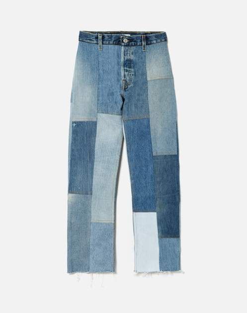 Katie Holmes Wore the Patchwork Denim Trend | Who What Wear
