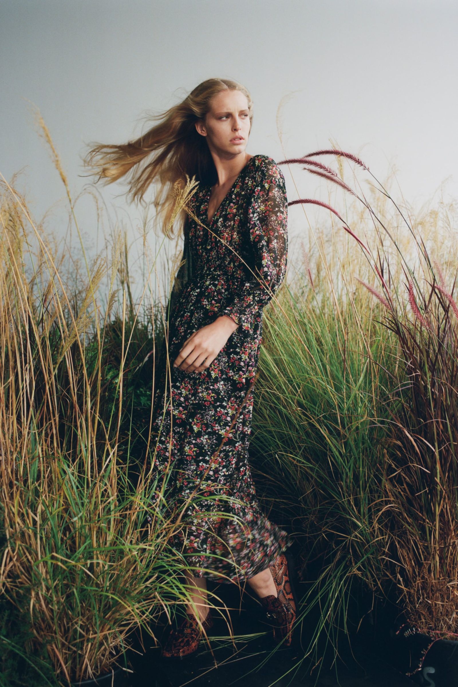 Emma Roberts's $70 Zara Dress Is Perfect for Cooler Weather | Who What Wear