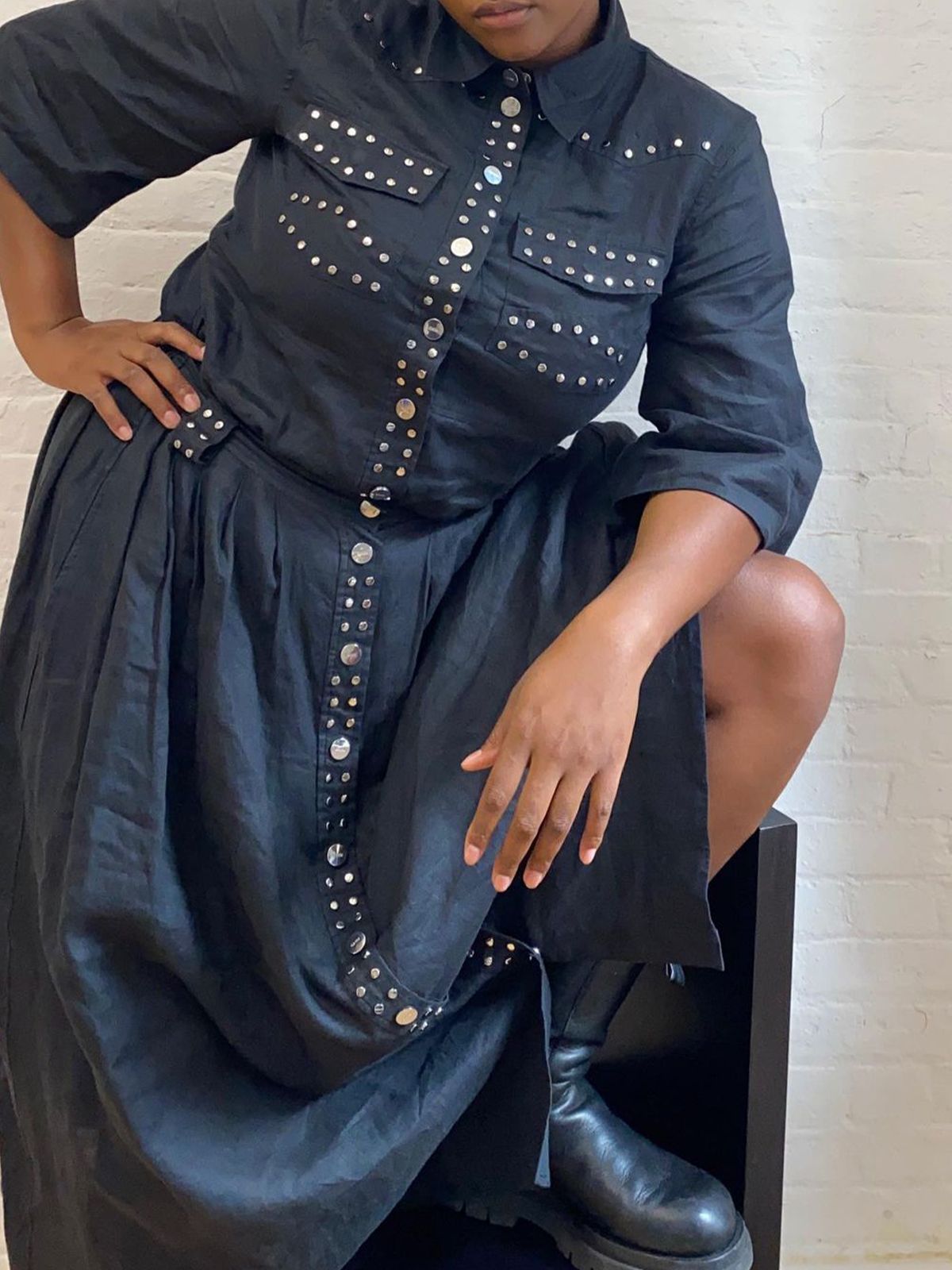 13 Pretty Fall Dresses to Wear With Chunky Boots | Who What Wear