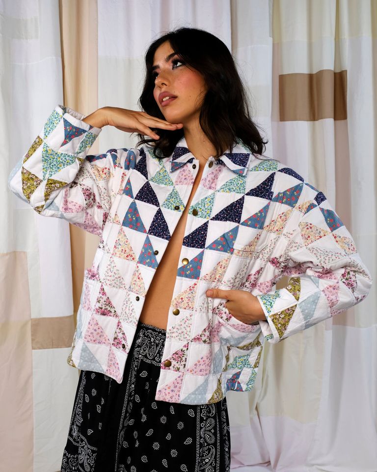 20 Quilted Patchwork Jackets That Are So Chic | Who What Wear