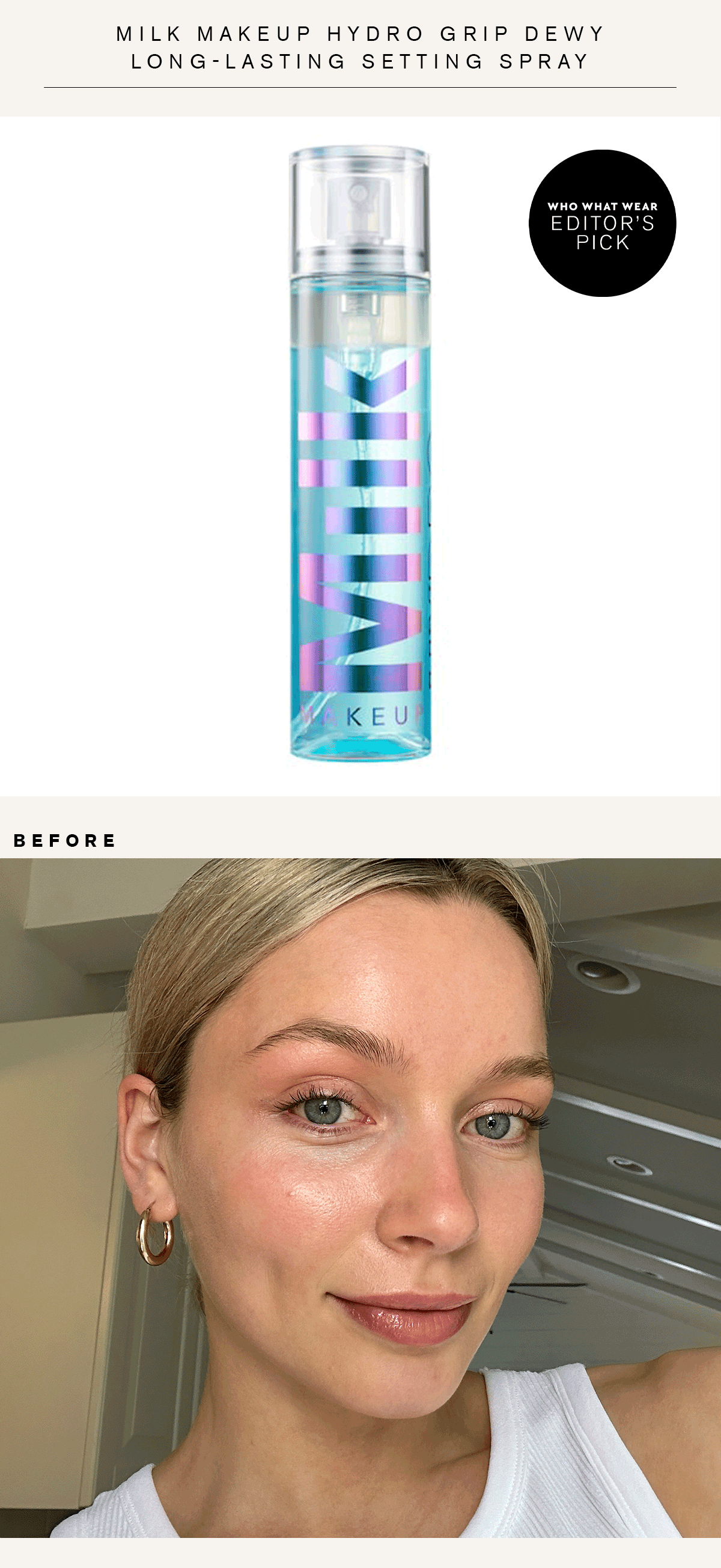 The 10 Best Setting Sprays, Editor-Tested and -Reviewed | Who What Wear