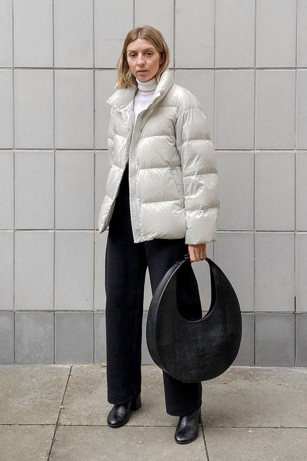 5 Polished Puffer Coat Outfit Ideas for Winter | Who What Wear