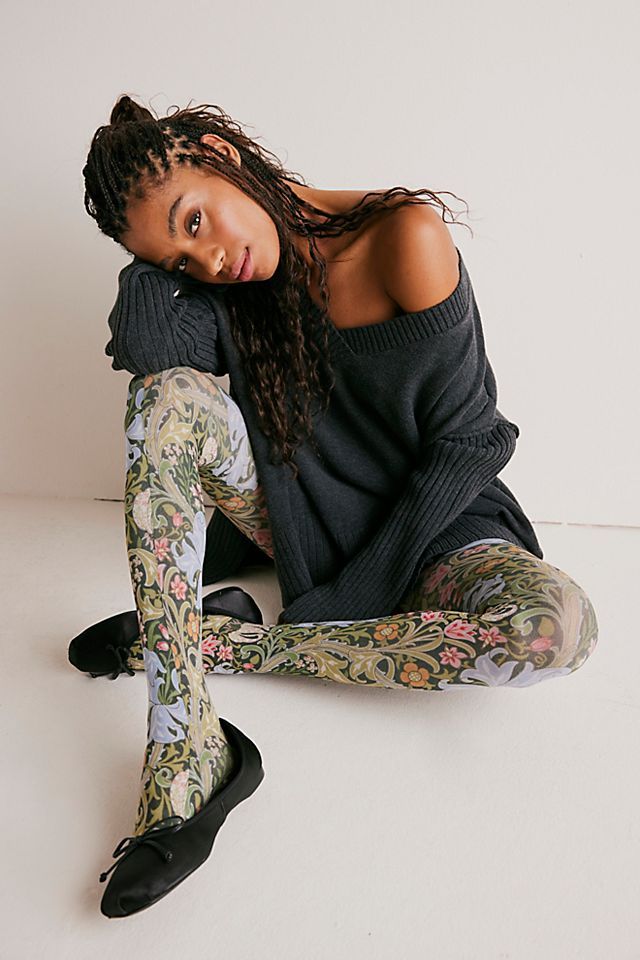 The 25 Best Patterned Tights and How to Wear Them | Who What Wear