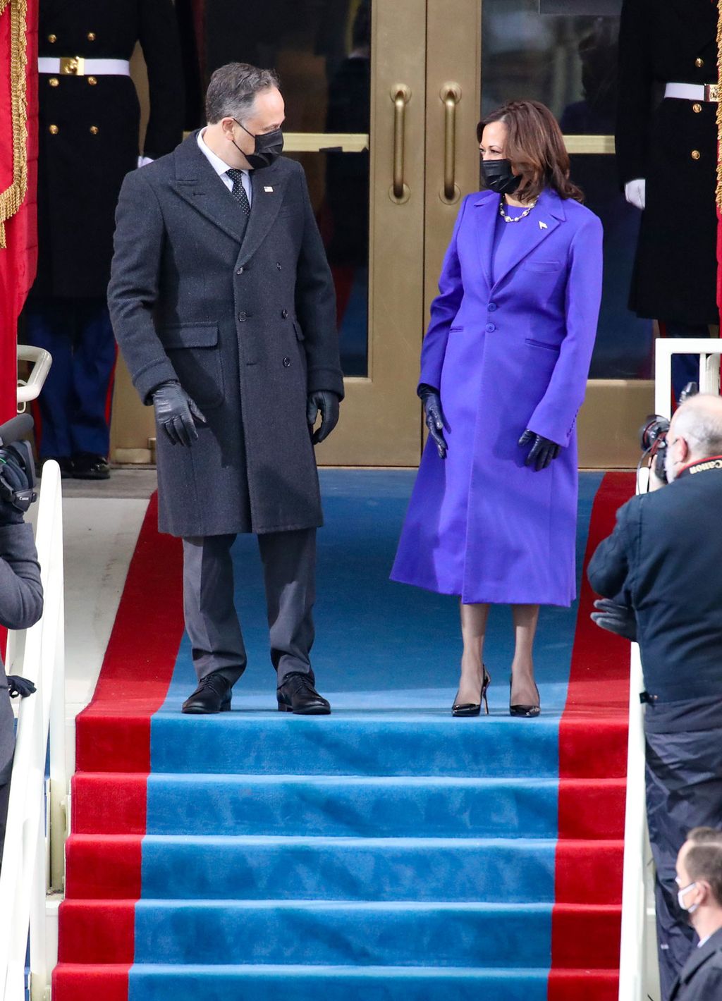 Kamala Harris's Purple Inauguration Outfit Is Striking | Who What Wear