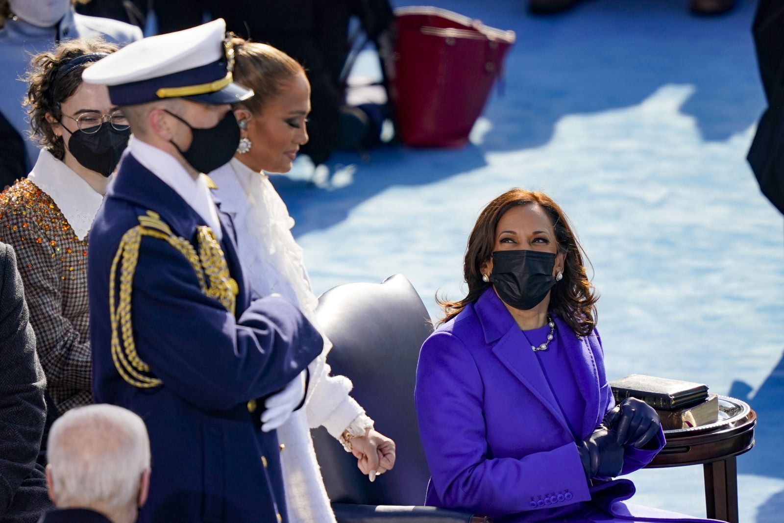 Kamala Harris's Purple Inauguration Outfit Is Striking | Who What Wear