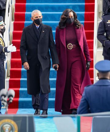 Michelle Obama Wore Wide-Leg Trousers to the Inauguration | Who What Wear