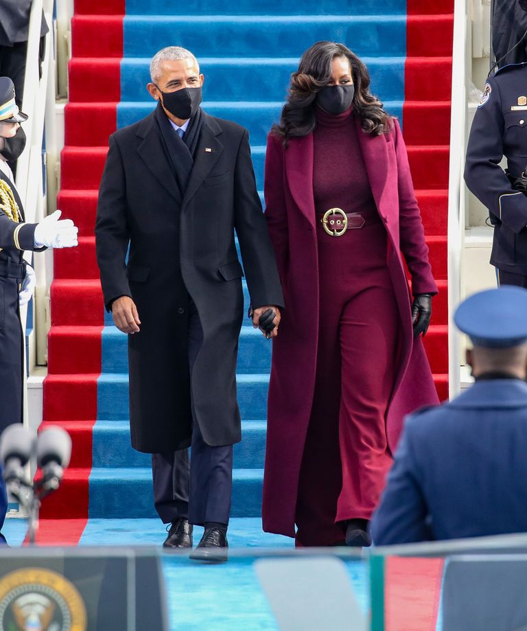 Michelle Obama Wore Wide-Leg Trousers to the Inauguration | Who What Wear