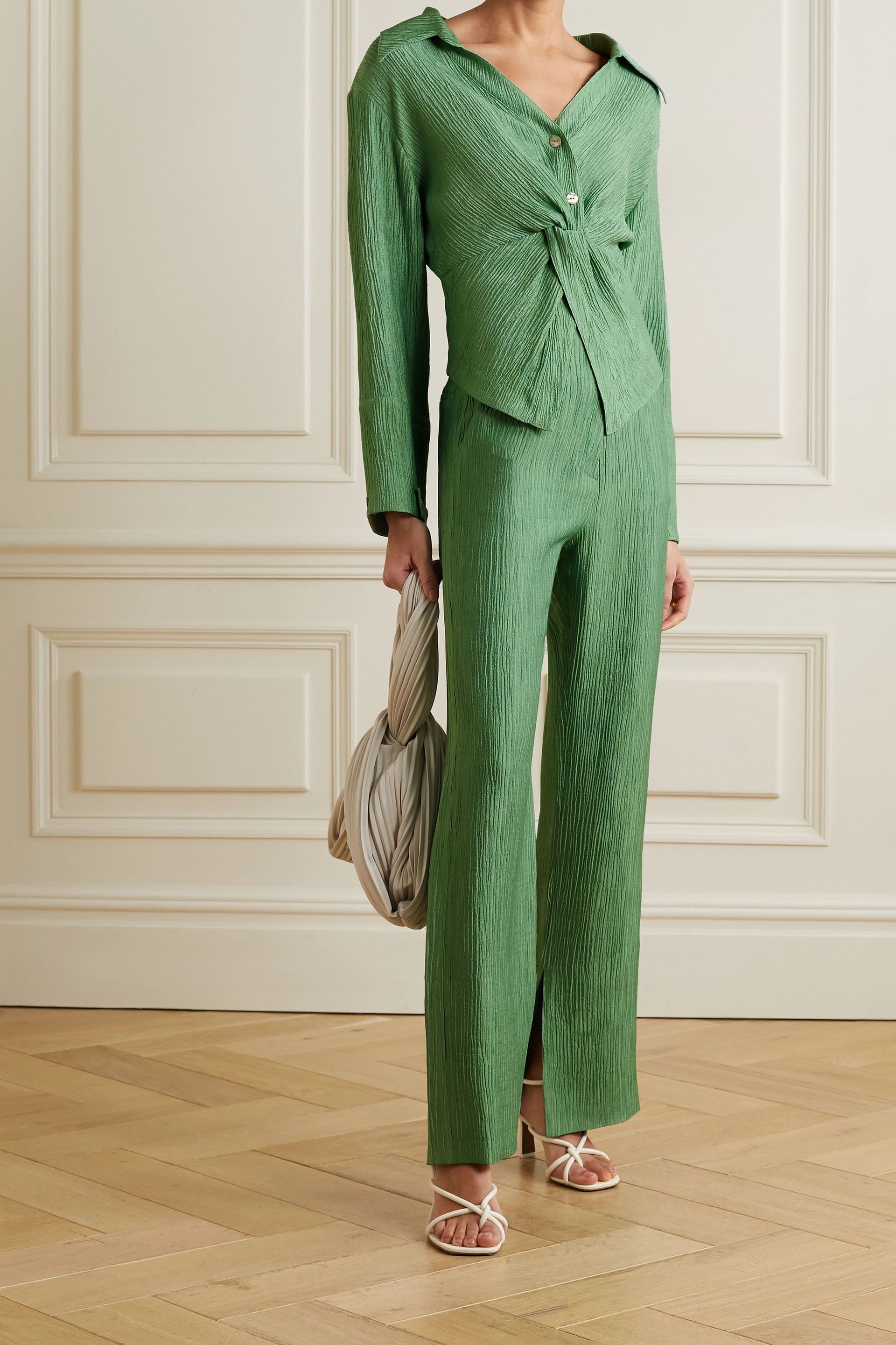 Plissé Fabric Makes Any Item Ten Times More Stunning | Who What Wear