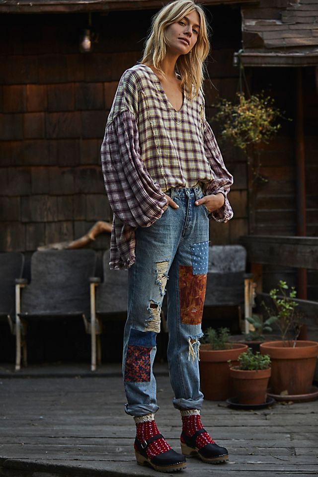 Patchwork Denim Is the Trend Huge Designers Are Revisiting | Who What Wear