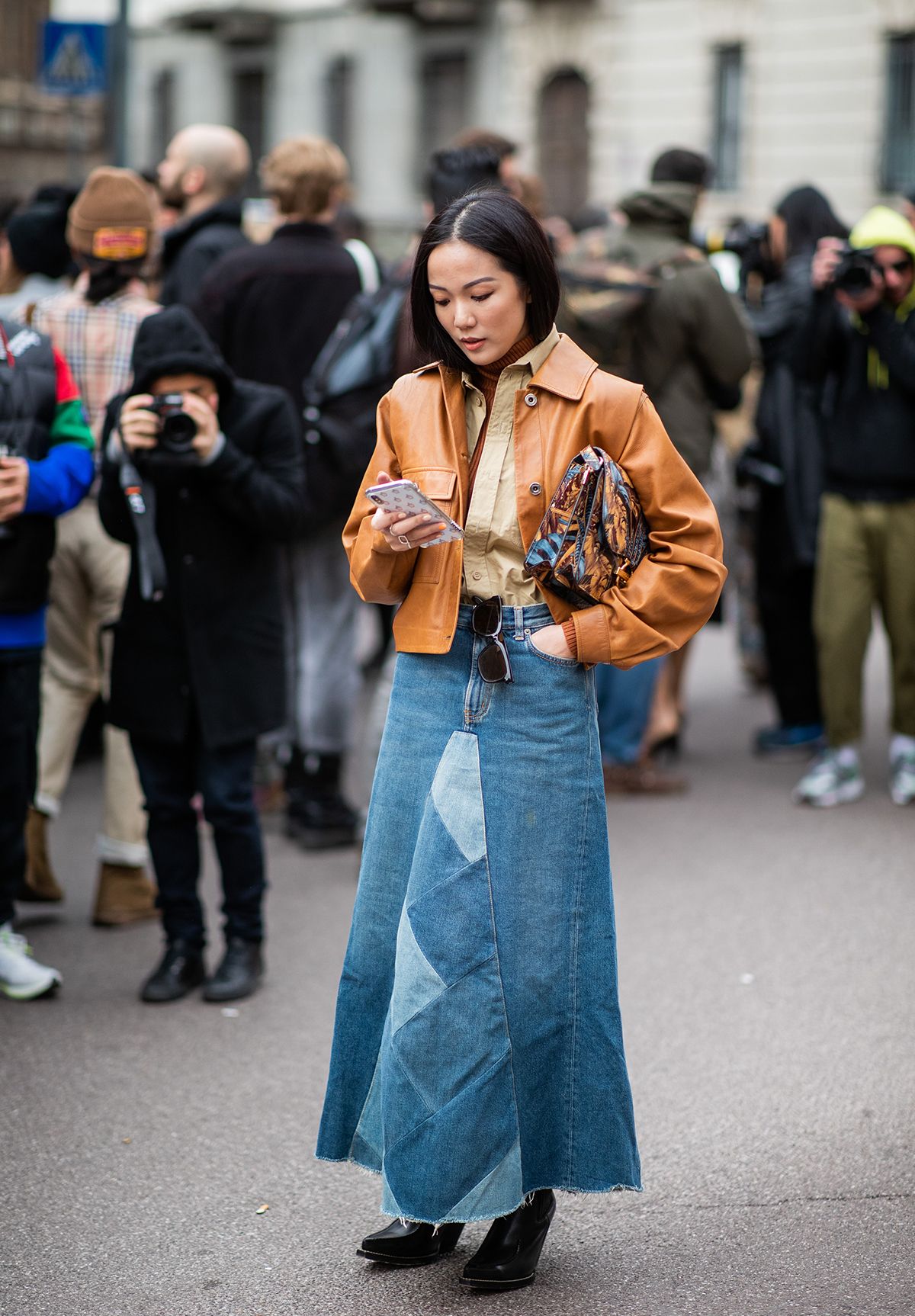Patchwork Denim Is the Trend Huge Designers Are Revisiting | Who What Wear